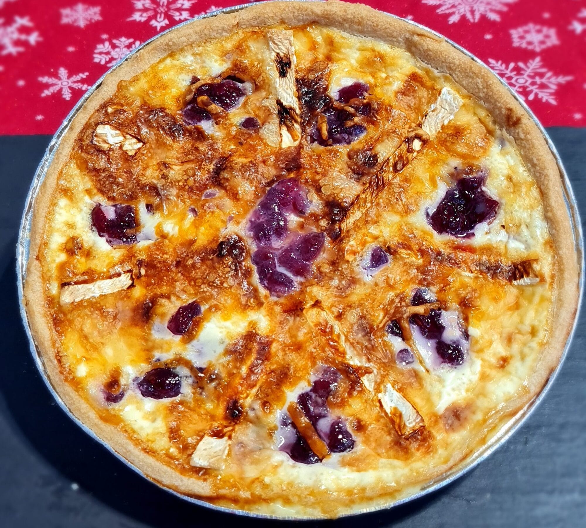 Bacon, Brie & Cranberry Quiche - Cranswick Farm Shop